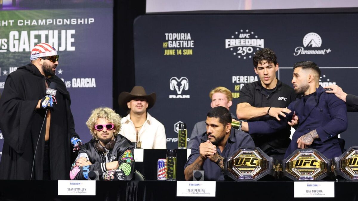 Ilia Topuria and Alex Pereira Angered by Josh Hokit in Heated Presser ...