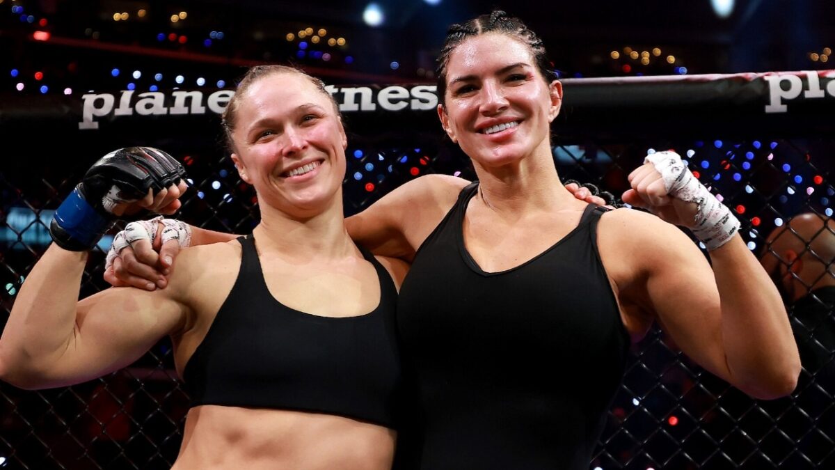 Ronda Rousey Vs Gina Carano Lasts 17 Seconds Both Pioneers Earn Seven