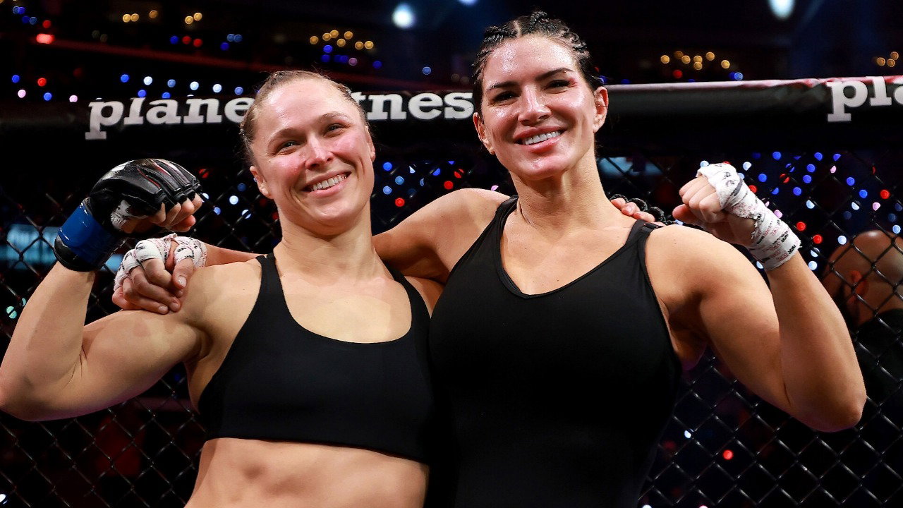 Ronda Rousey Vs Gina Carano Lasts 17 Seconds Both Pioneers Earn Seven