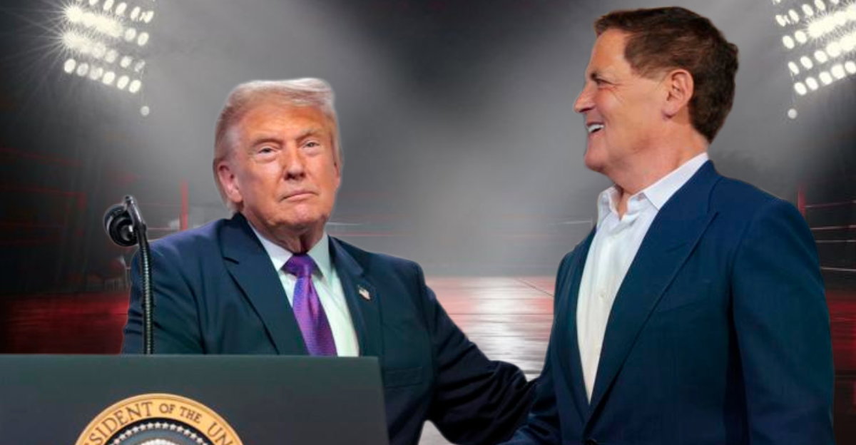 Mavs Minority Owner Mark Cuban Joins Hands With Donald Trump Despite ...
