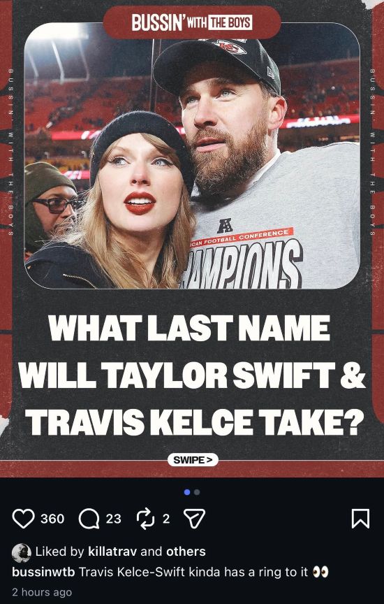 Travis Kelce Co‑Signs Hyphenated Swift‑Kelce Future Surname Suggestion