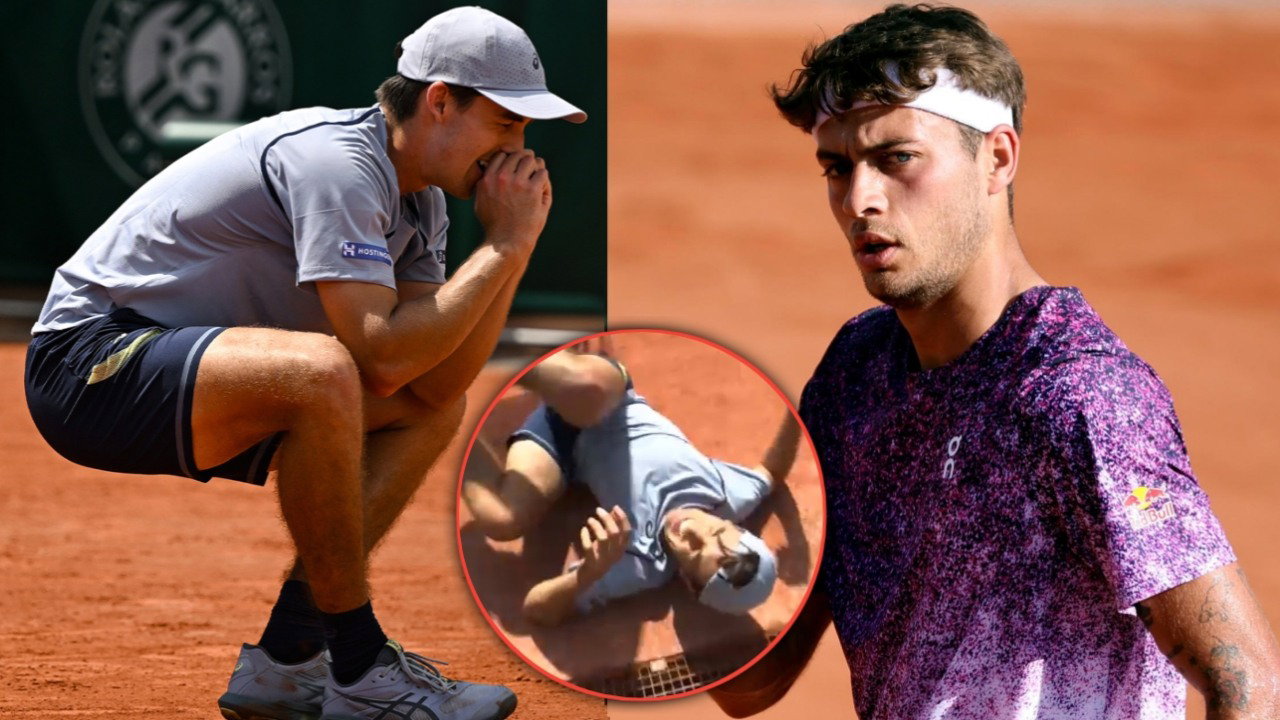 Zachary Svajda Collides with Umpire's Chair During Tense Roland Garros ...