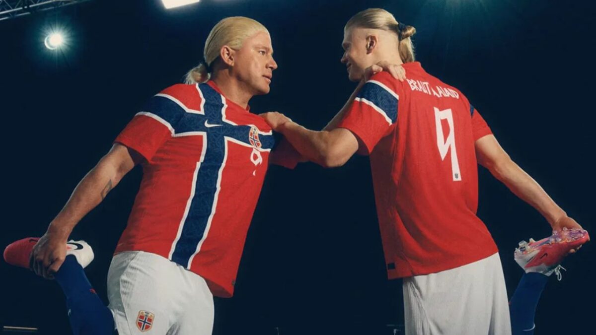 Channing Tatum Goes Full Erling Haaland Twin for Nike’s World Cup 2026 ...