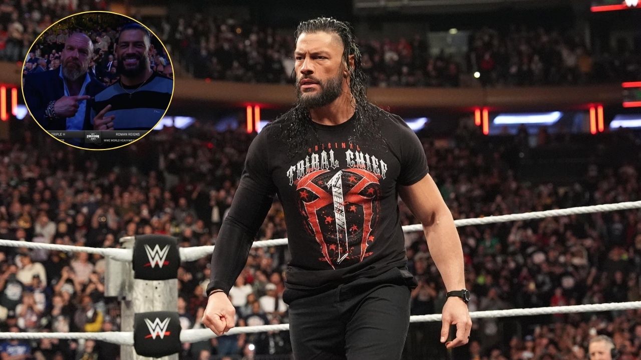 Roman Reigns and Triple H Spotted Posing Together at UFC Freedom 250 at ...