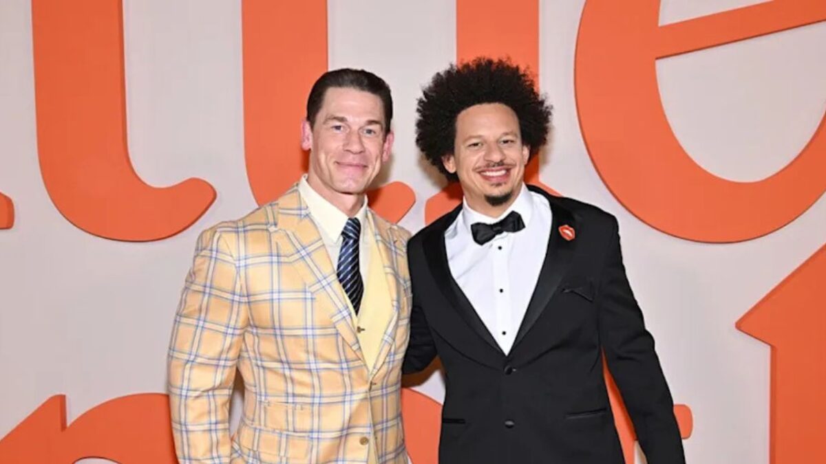 John Cena Shields Eric André After Red Carpet Stunt at Little Brother ...